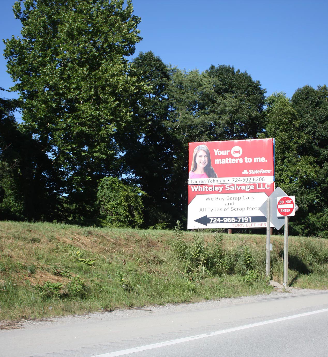 Billboard | Route 21 East & West Paisley PA | Keystone Posting