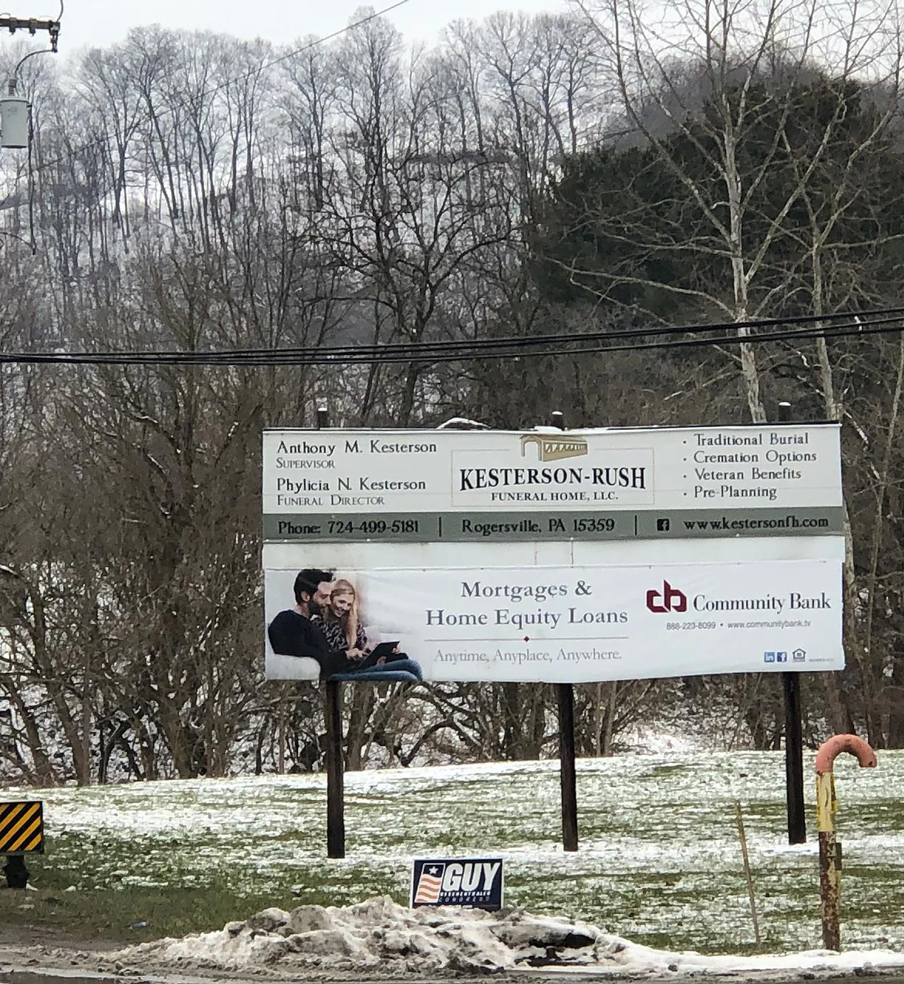Billboard Advertising | Barton Hollow Rd East View PA | Keystone Posting